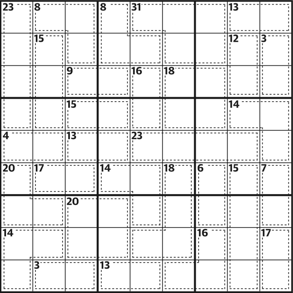 Killer Sudoku Puzzles Printable Sudoku Printable