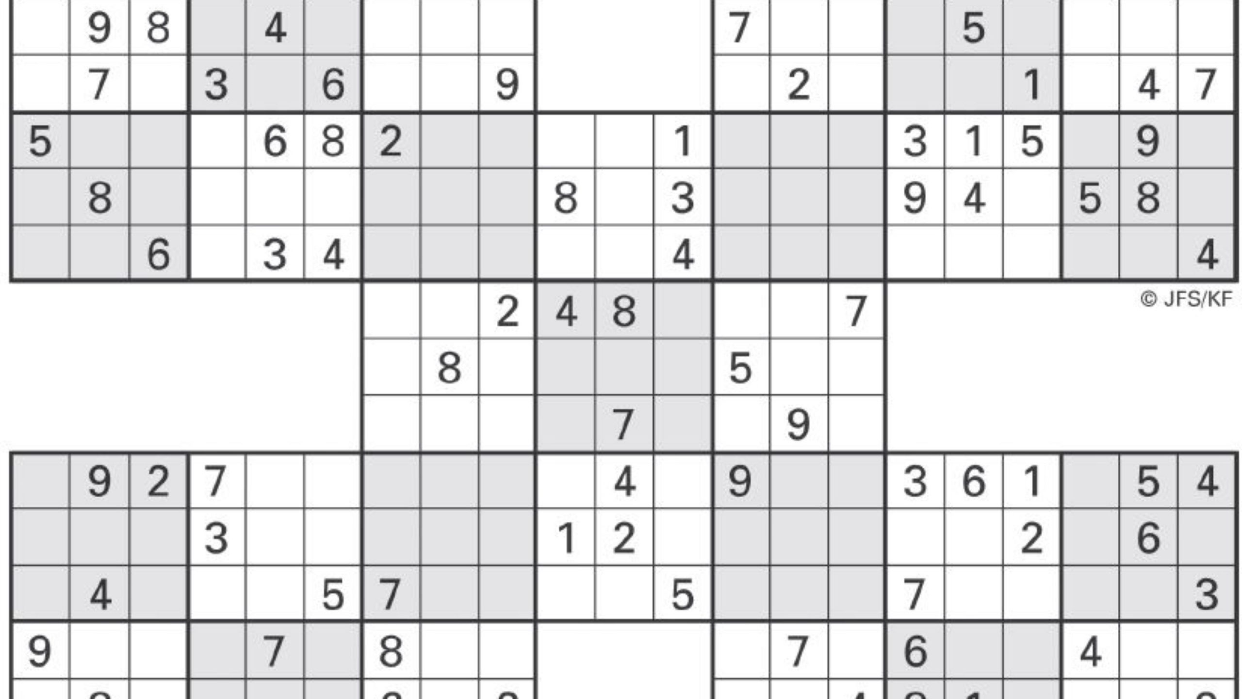 Sudoku High Fives | Activity Shelter | Sudoku Printable Sudoku High Fives | Activity Shelter | Sudoku Printable