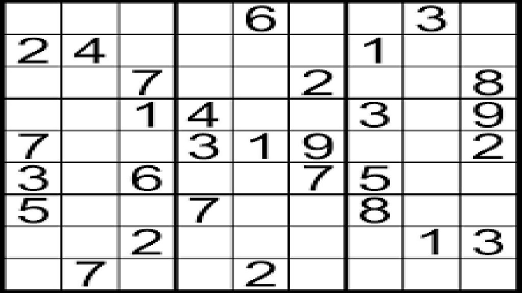 How To Solve 9X9 Sudoku Puzzles Mathematically Sudoku Printable