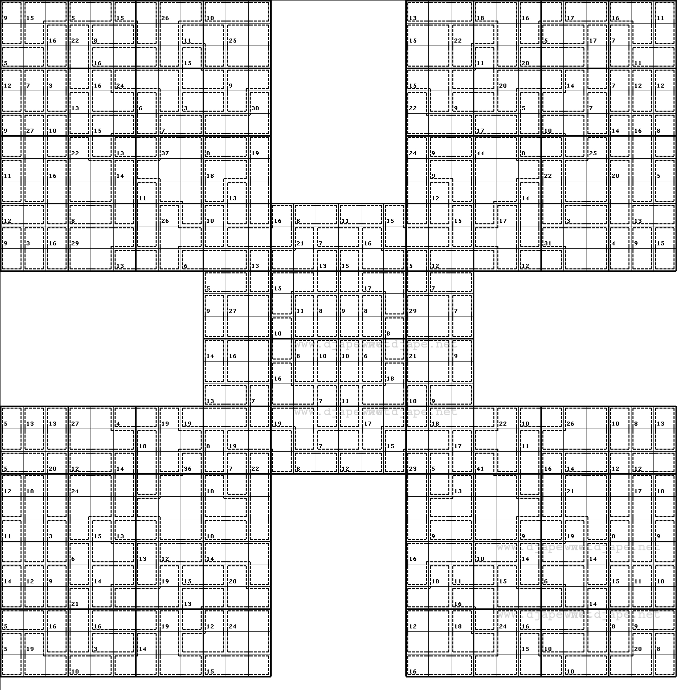 Printable Killer Sudoku Puzzles Free Sudoku Printable